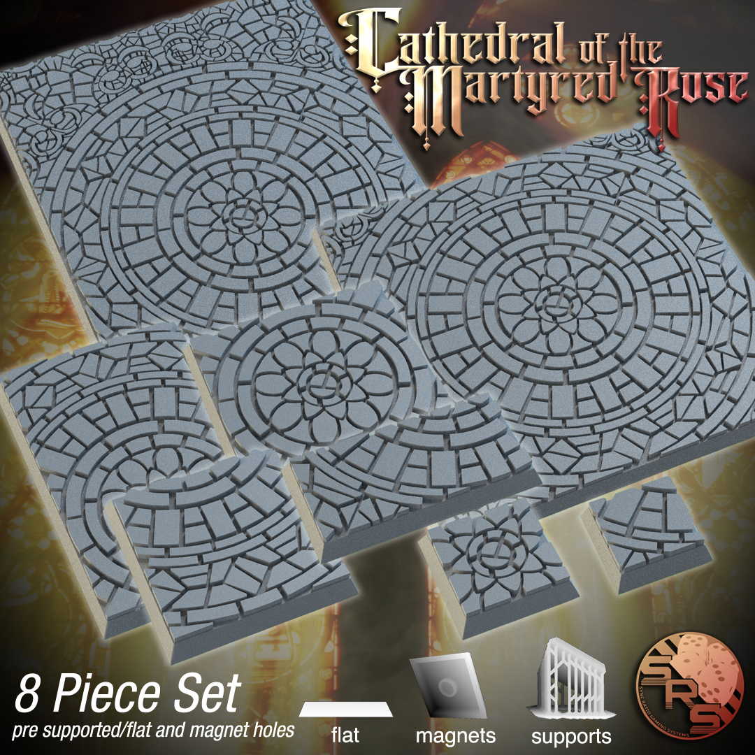 🟪 Mosaic Bases・ 3D File for ・Cults