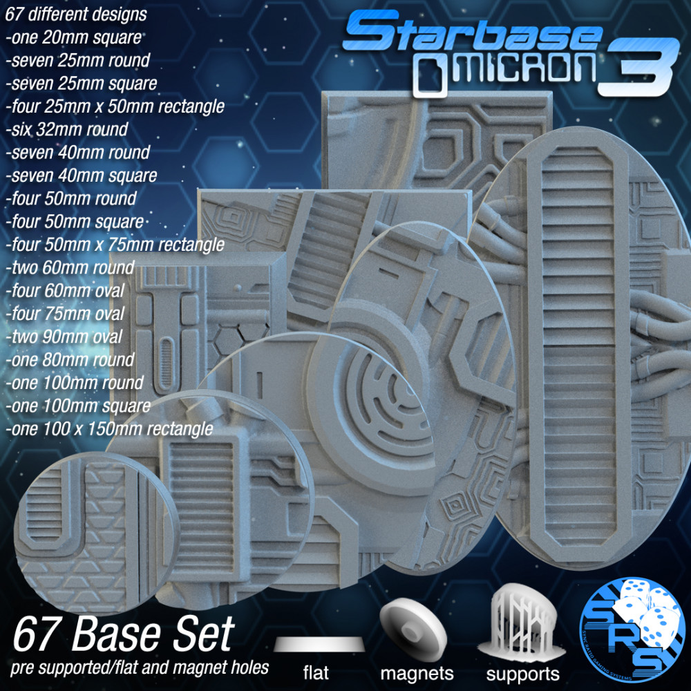 3D file Sci-Fi Bases (New) 🆕 ・3D printing template to download・Cults
