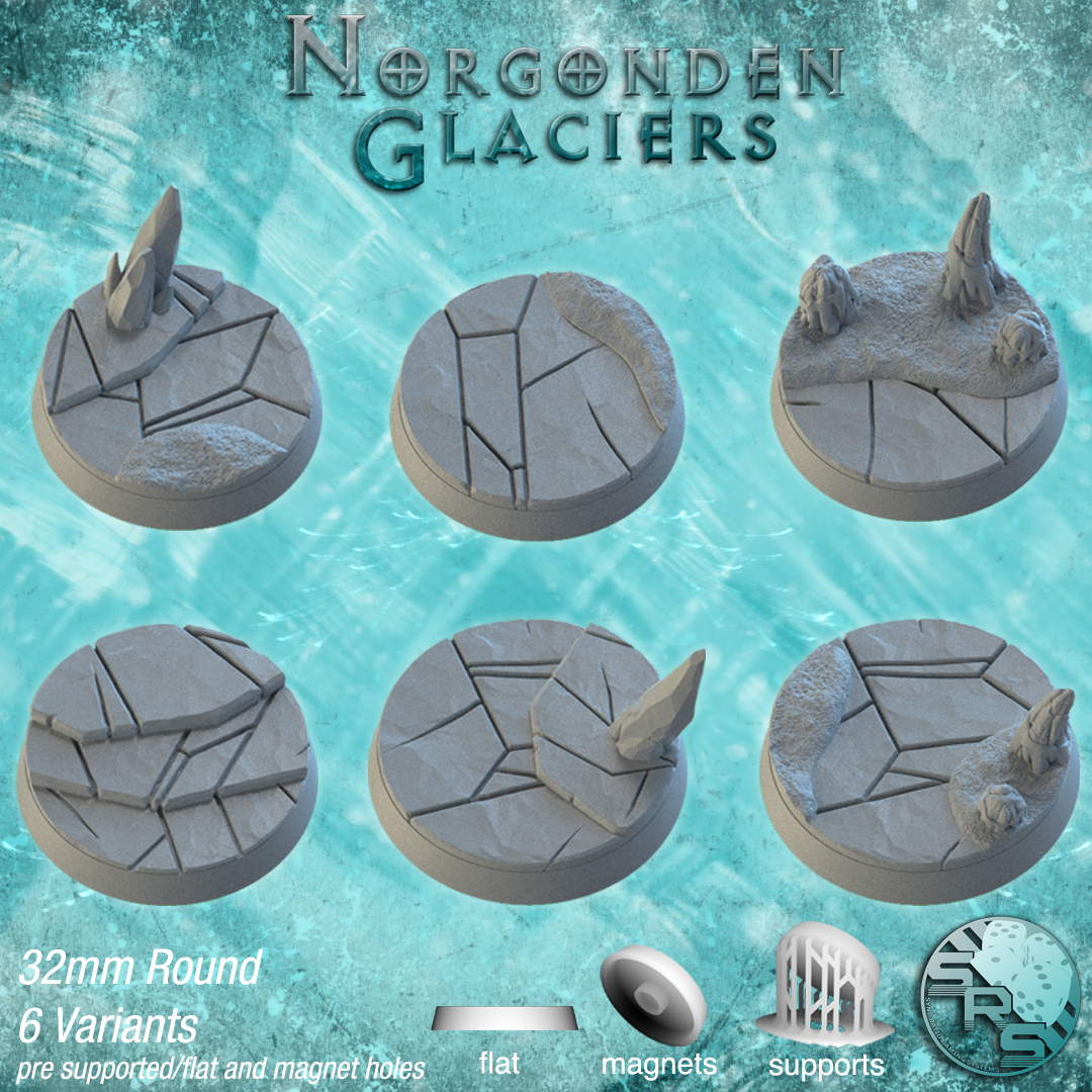 3D file Ice Bases 🧊 ・3D printable design to download・Cults