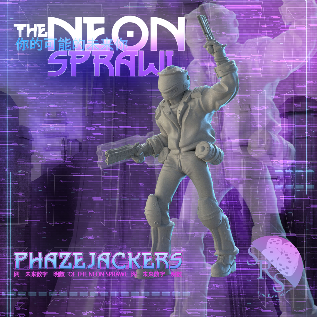 🎲 Cyberpunk Figures Set・ STL File for ・Cults