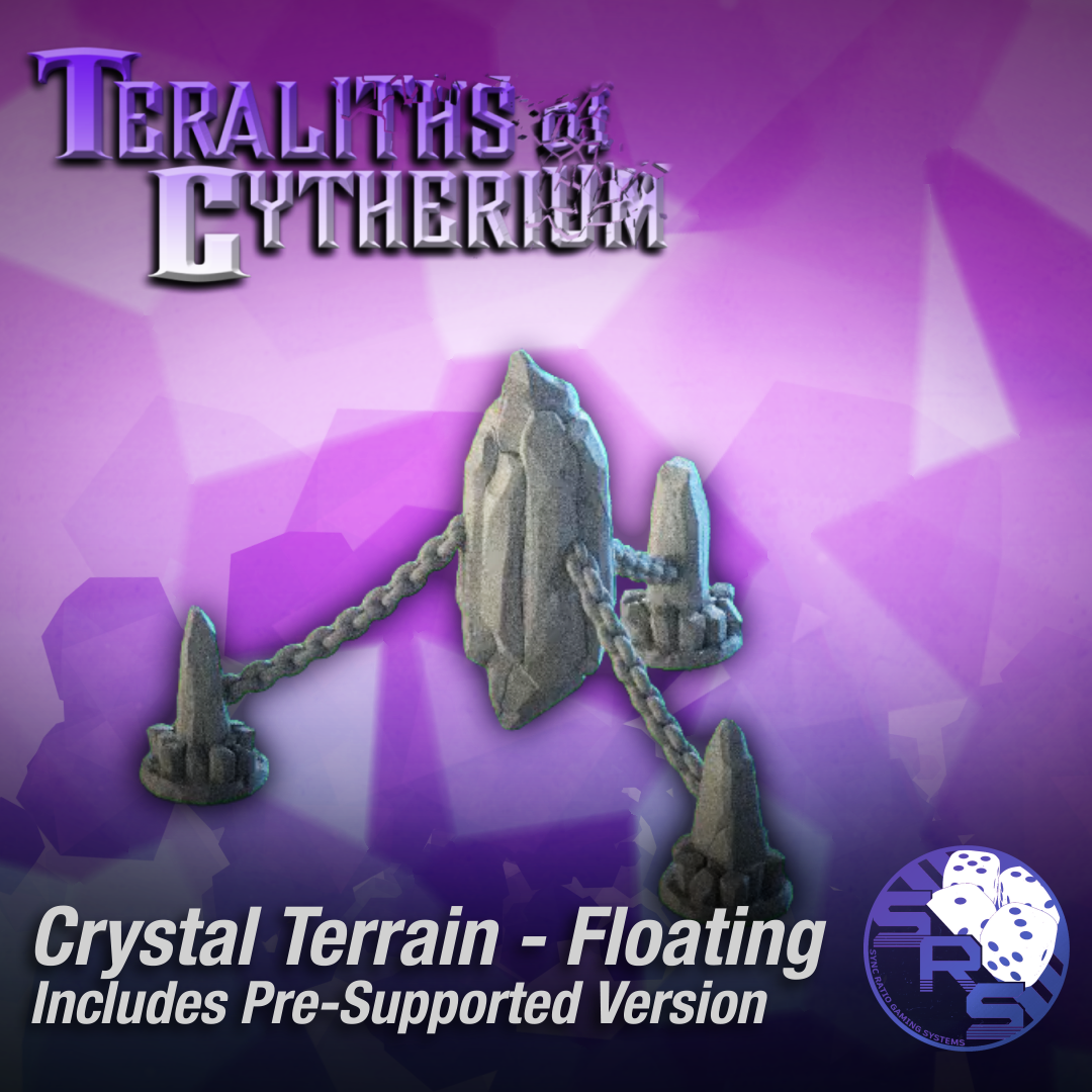 🔮 Crystal Terrain Set・ STL File for ・Cults