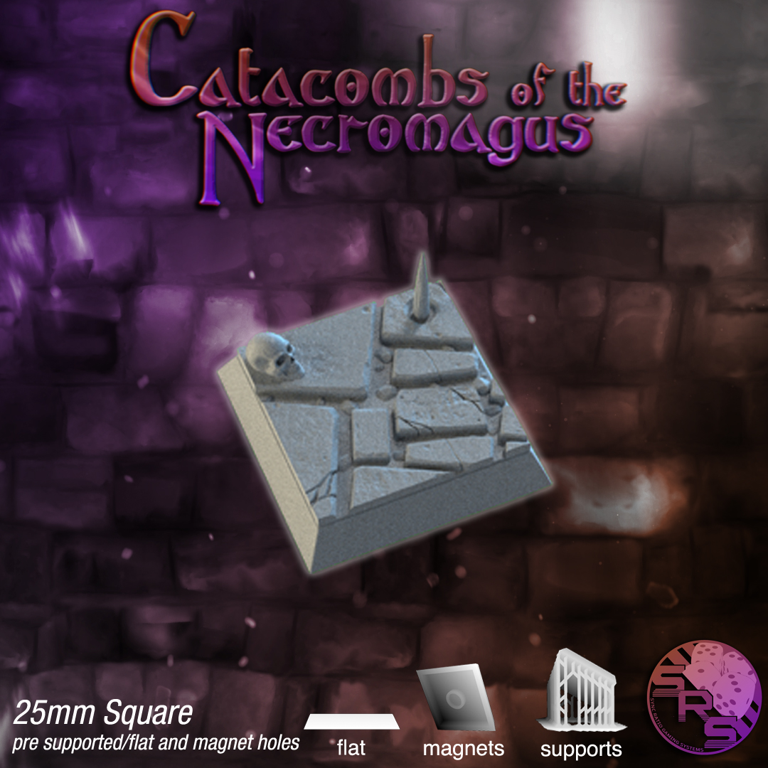 3D file Dungeon Bases 💀 ・Template to download and 3D print・Cults