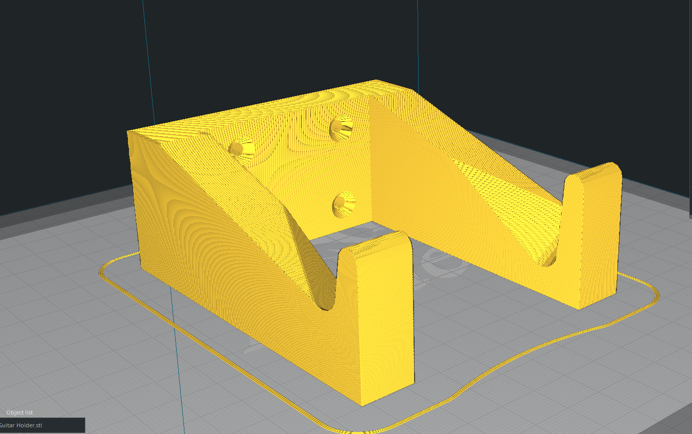 STL file GUITAR HOLDER 🎸 (OBJ)・3D printing design to download・Cults