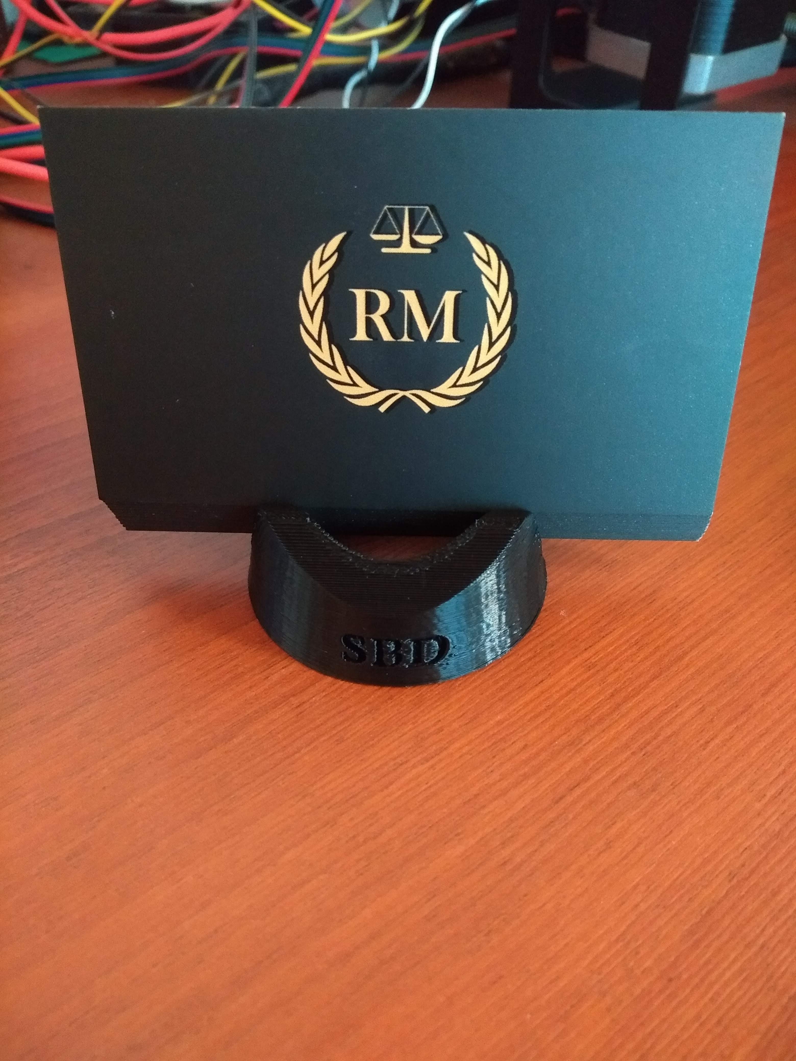 Archivo STL Tarjetero para escritorio 👽 ・Plan de impresión en 3D para ...