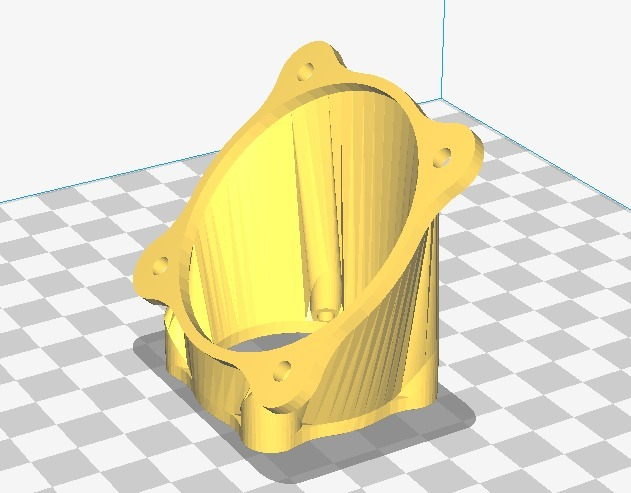 Free STL file Fan Funnel 40mm to 60mm tilted 40degrees 👽 (OBJ)・3D ...