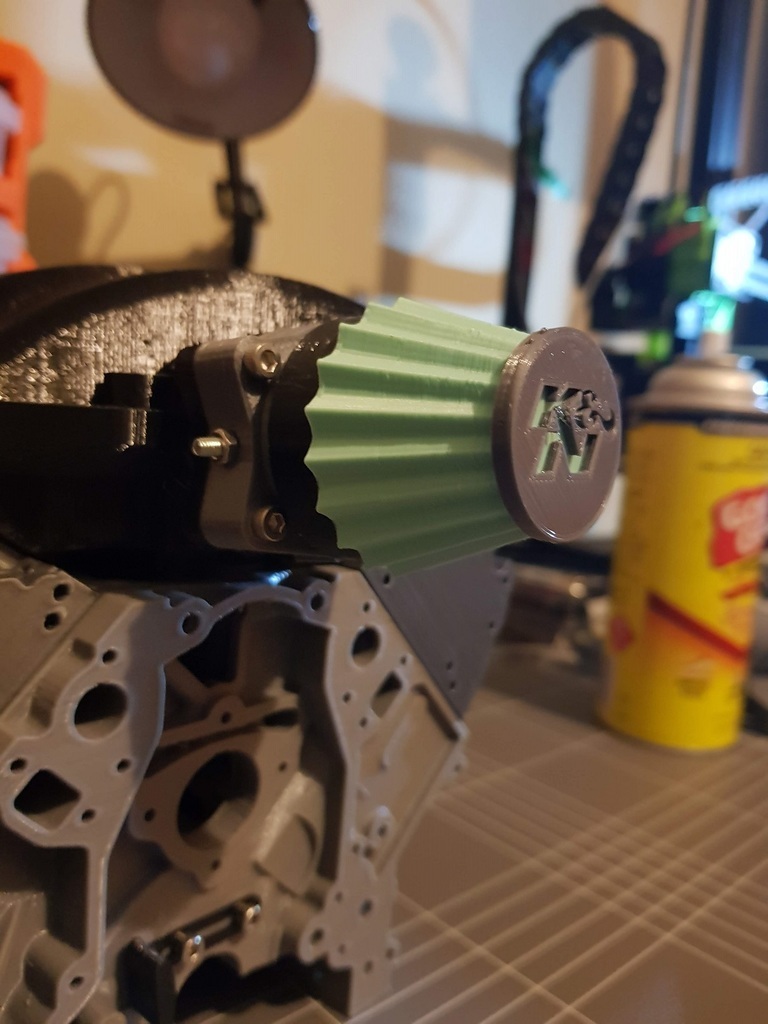 🎠 K&N Air Filter for 1/3 Scale LS3・Free 3D File for ・Cults