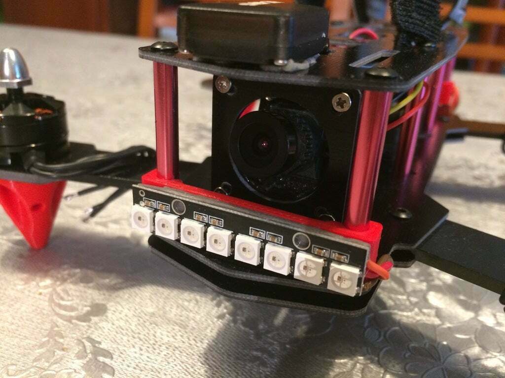 Free STL file Led Strip RGB suport for Quad 250 🚁 ・3D print design to ...