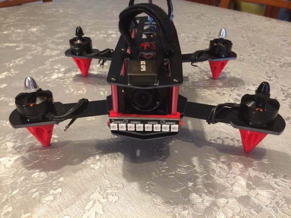 Free STL file Led Strip RGB suport for Quad 250 🚁 ・3D print design to ...