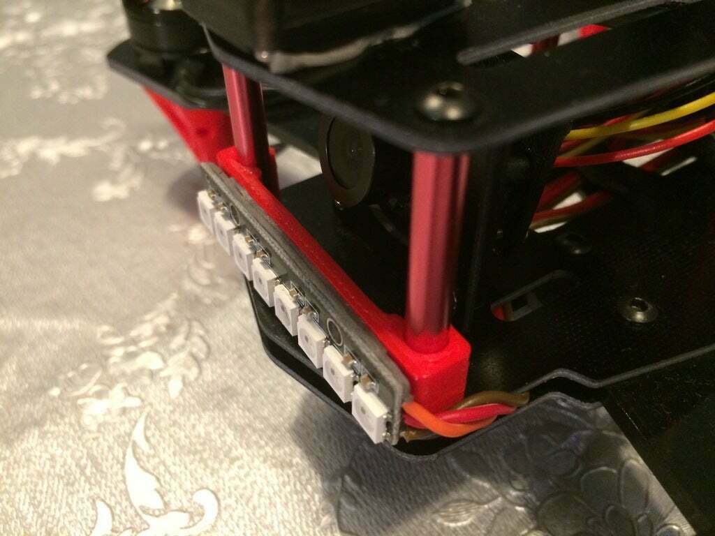 Free STL file Led Strip RGB suport for Quad 250 🚁 ・3D print design to ...