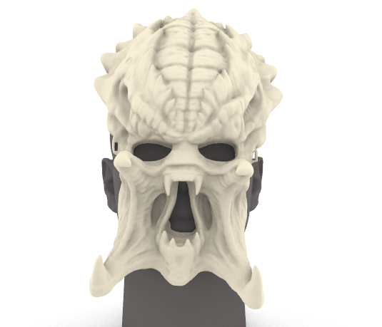 🥳 Predator Mask・ STL File for 3D printing・Cults