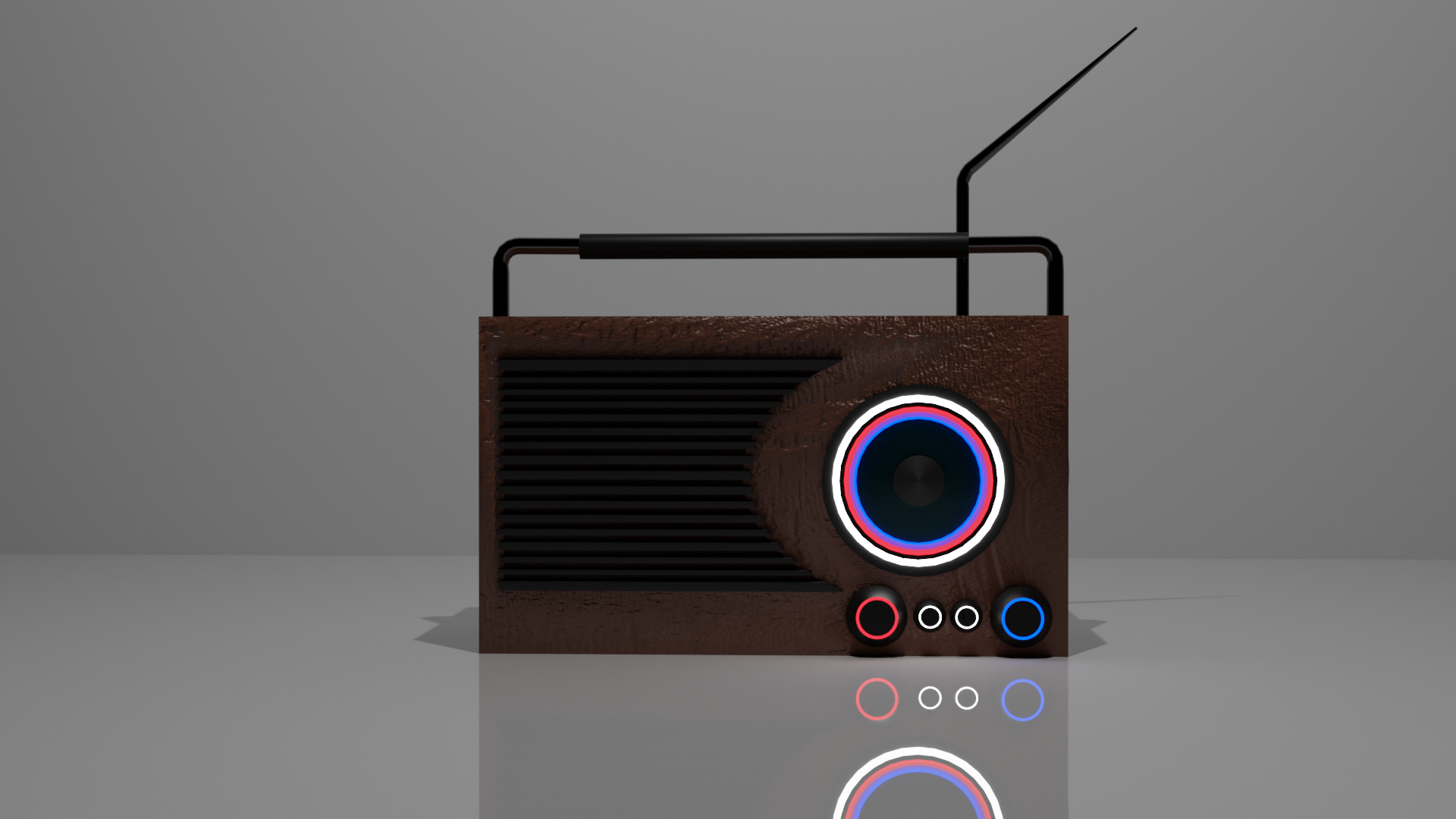 OBJ file Vintage Radio 📻 ・3D printable model to download・Cults