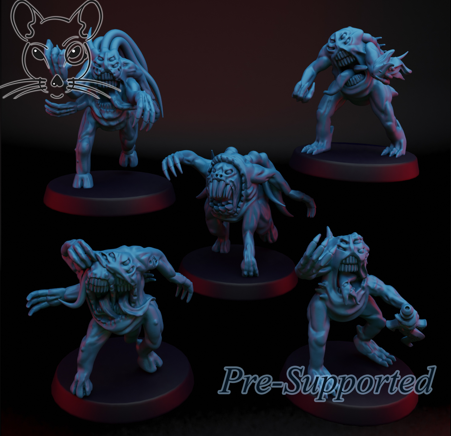 🤏 small demons・ STL File for ・Cults