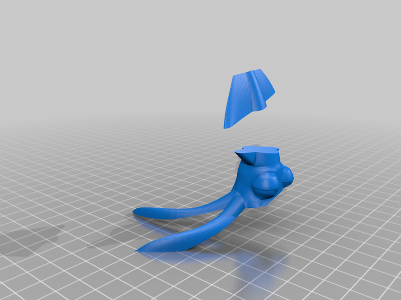 Free STL file Dual Extrusion Squid 🦑 ・3D printing idea to download・Cults