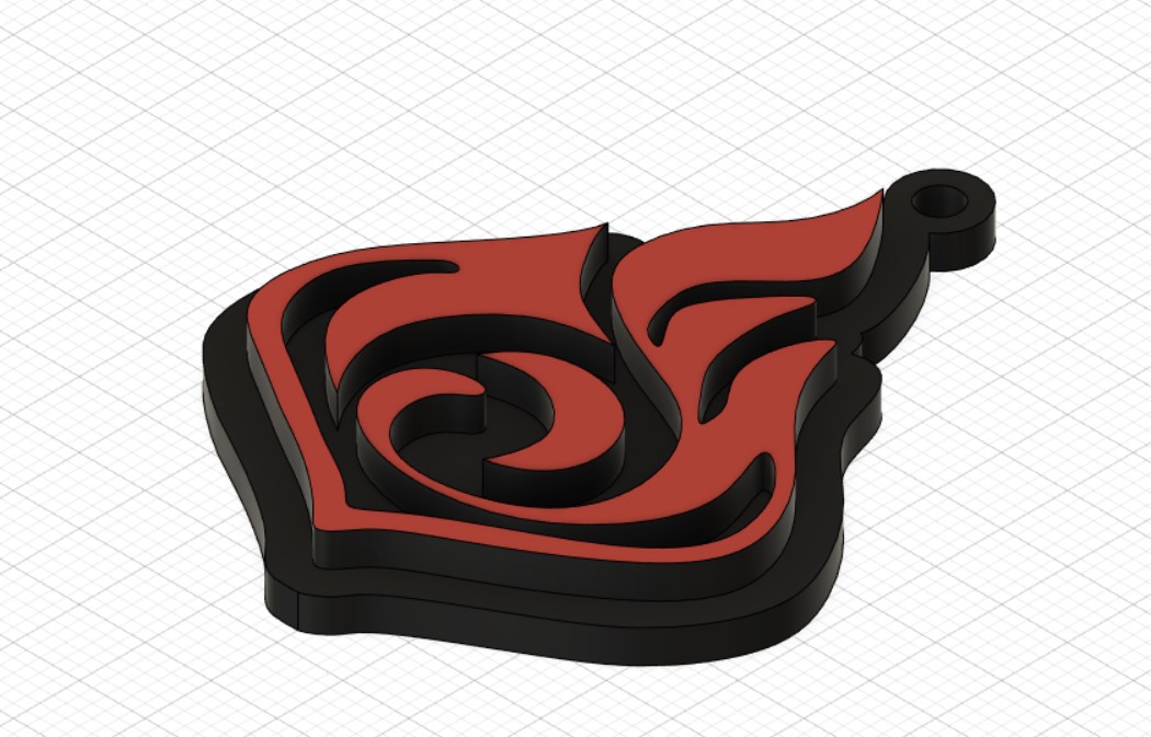 Archivo STL gratuito Pyro Keychain 🗝️ ・Objeto imprimible en 3D para ...