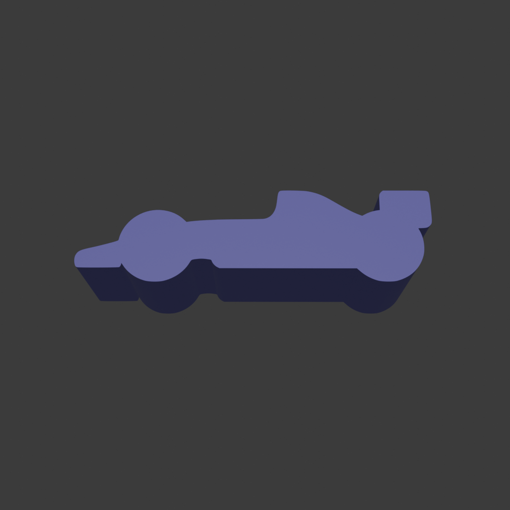 🚗 Racing Car Meeple Silhouette – 3D Printable Game Token・ STL File for ...
