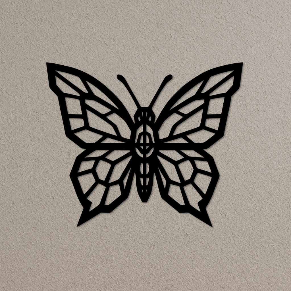 🦋 Cyber Butterfly XL Wall Art – 3D Printable Decor・ 3D File for 3D ...