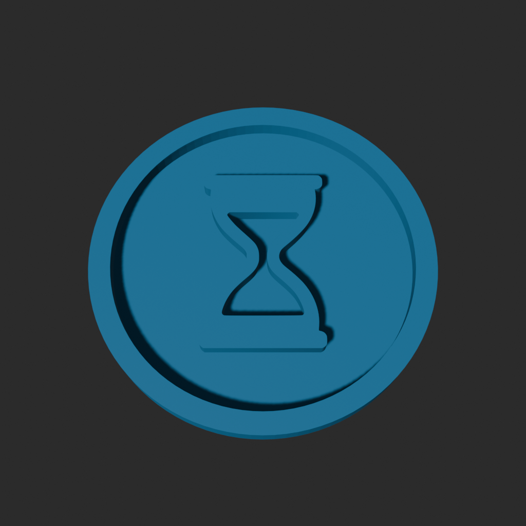 ⏳ Hourglass Meeple Disc – 3D Printable Game Token・ 3D File for 3D ...