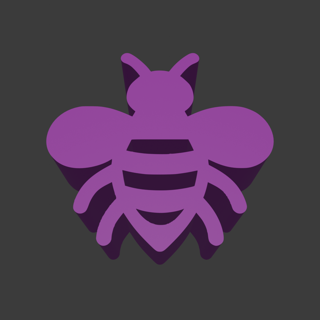 🐝 Bee Meeple Silhouette – 3D Printable Game Token・Archivo 3D para ...