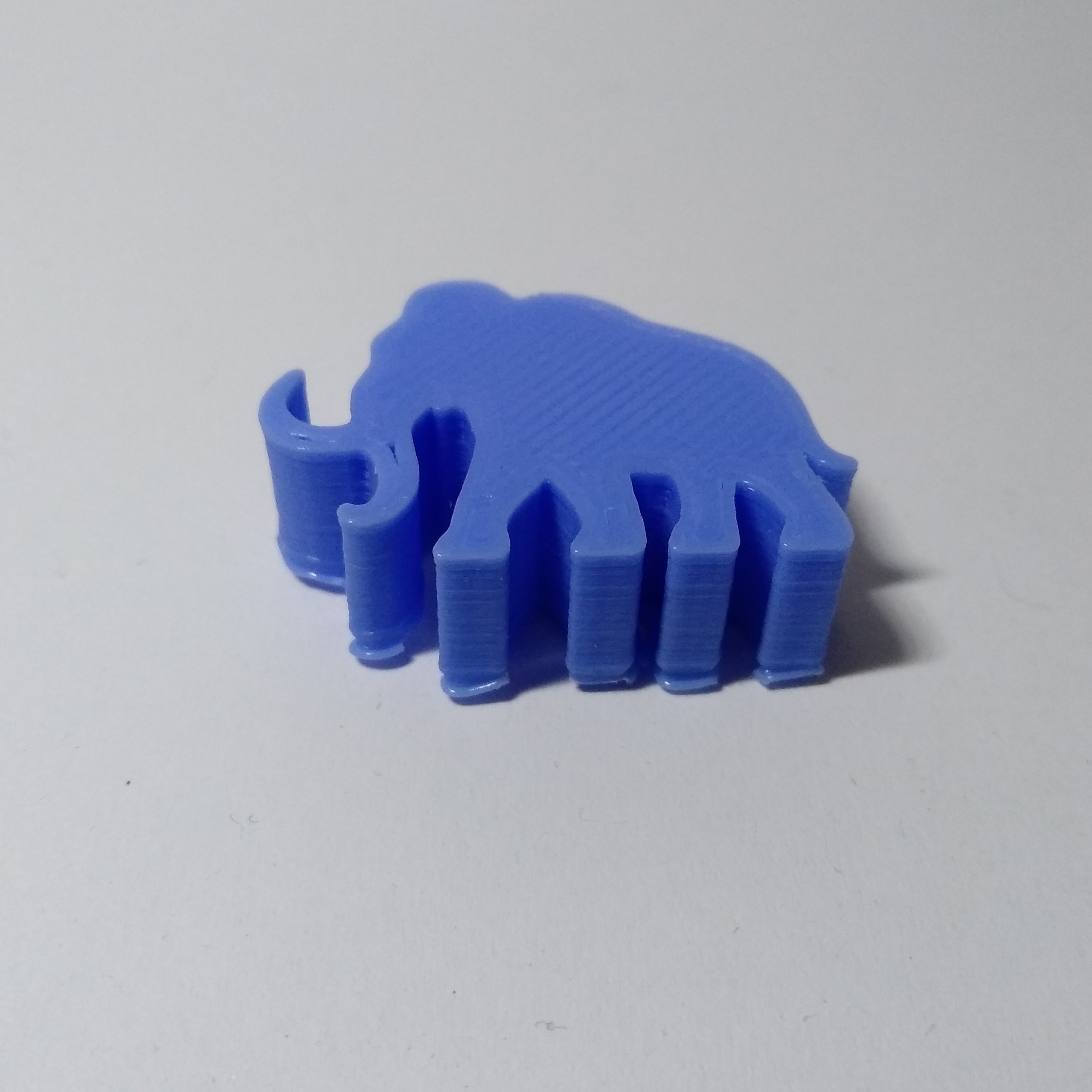 🦣 Mammoth Meeple Silhouette – 3D Printable Game Token・ STL File for 3D ...