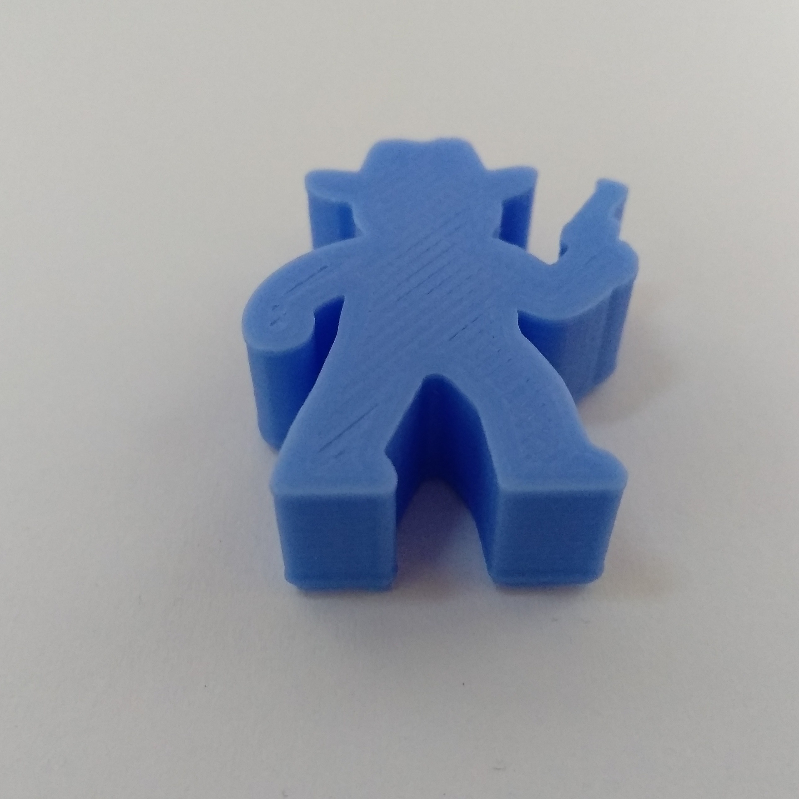🤠 Cowboy Meeple Silhouette – 3D Printable Game Token・ STL File for 3D ...