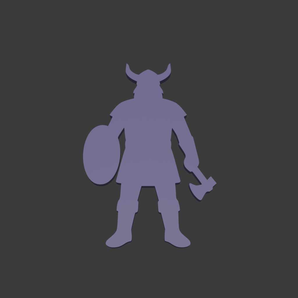 🎨 Viking Front Figlet – 3D Printable Art Figures with Style・ STL File ...