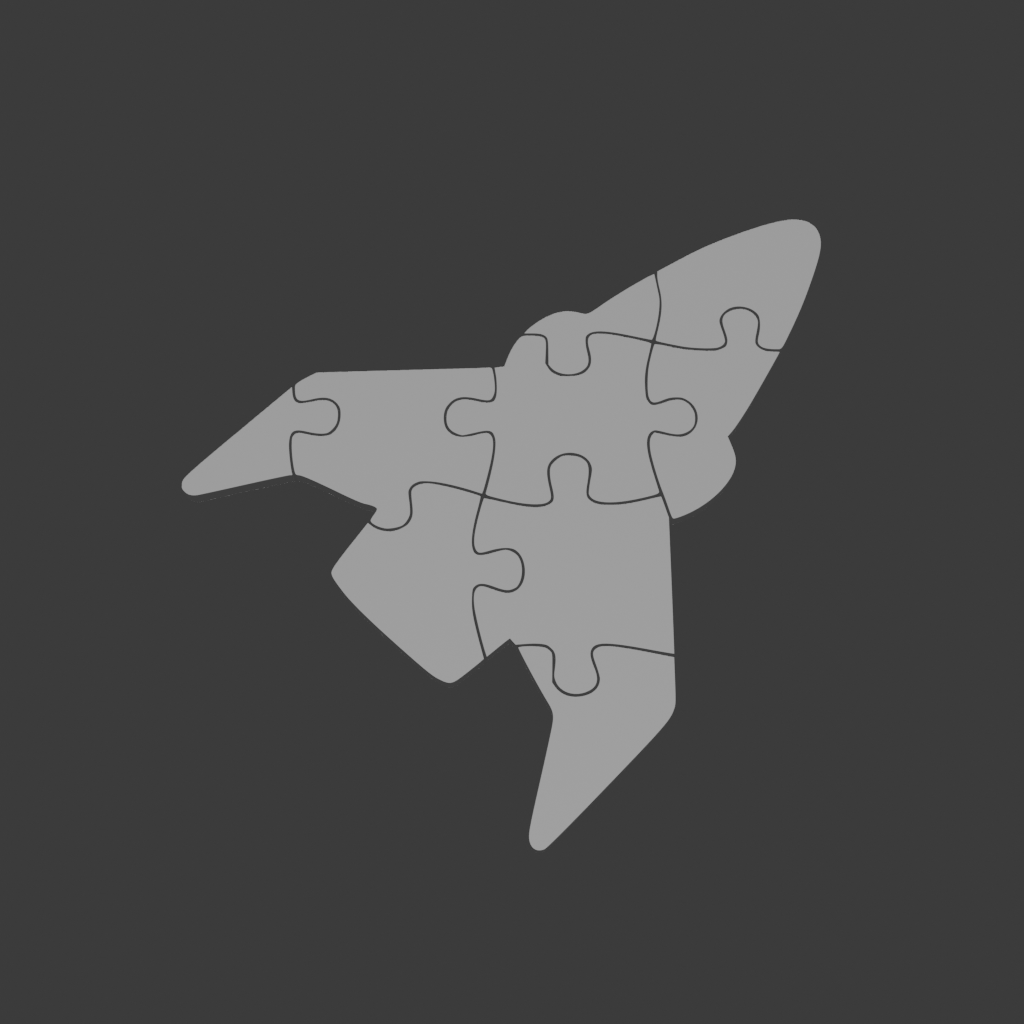 🚀 Spaceship Jigsaw Puzzle – 3D Printable Game・ STL File for 3D printing ...