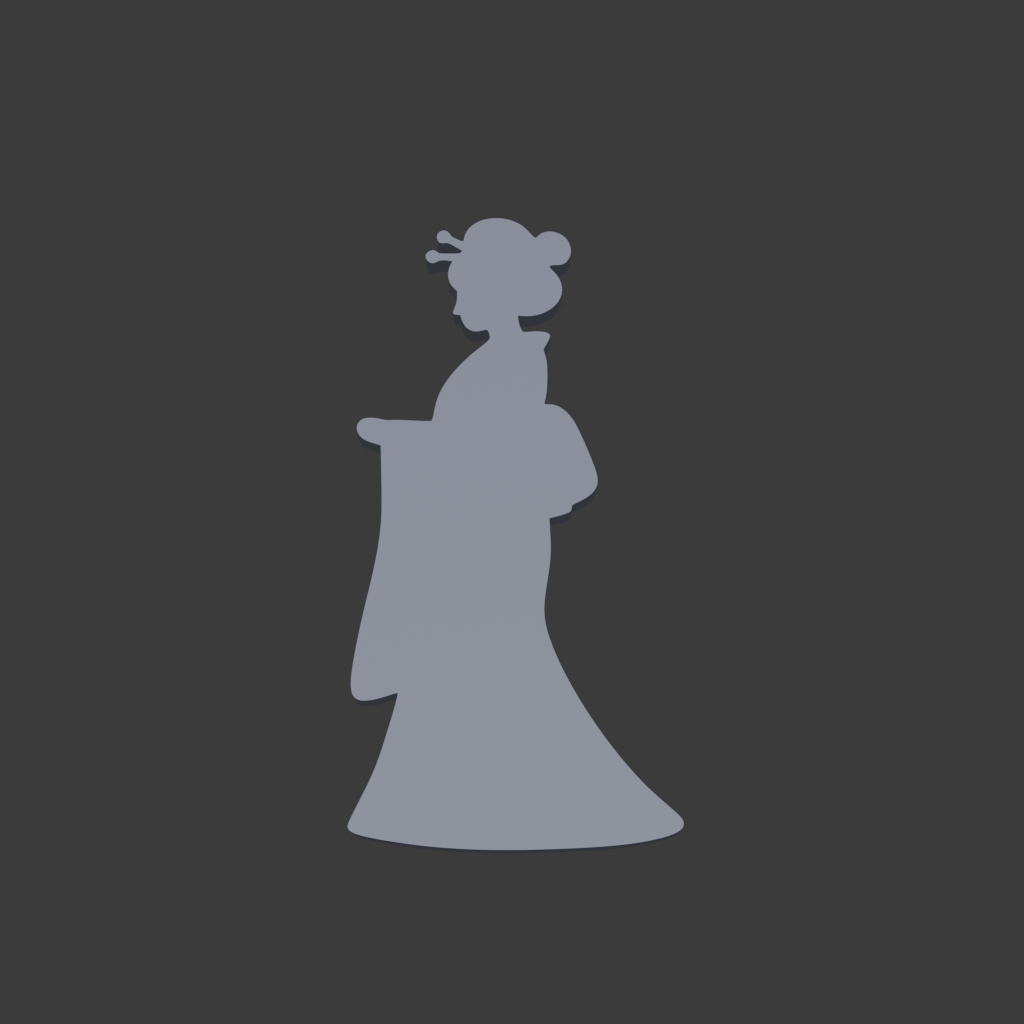 🎨 Geisha Side Figlet – 3D Printable Art Figures with Style・ 3D File for ...