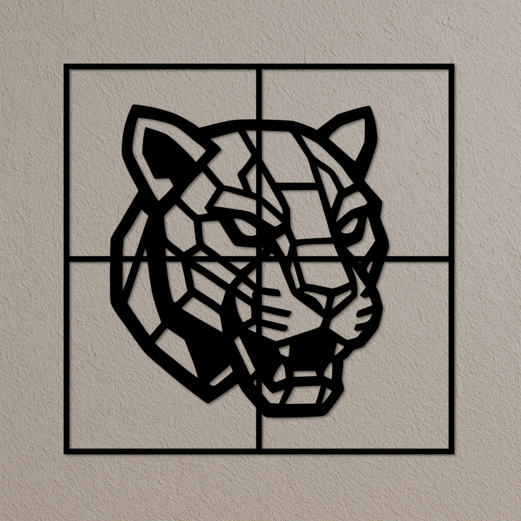 🎨 Cyber Panther XL Wall Art - Decoración imprimible en 3D・Archivo 3D ...