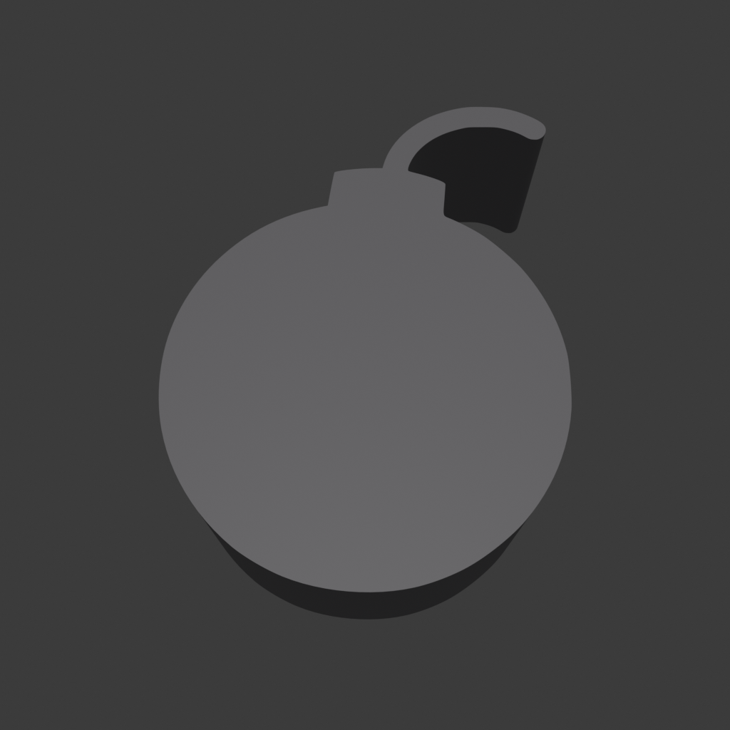 💣 Bomb Symbol Meeple Silhouette – 3D Printable Game Token・ 3D File for ...