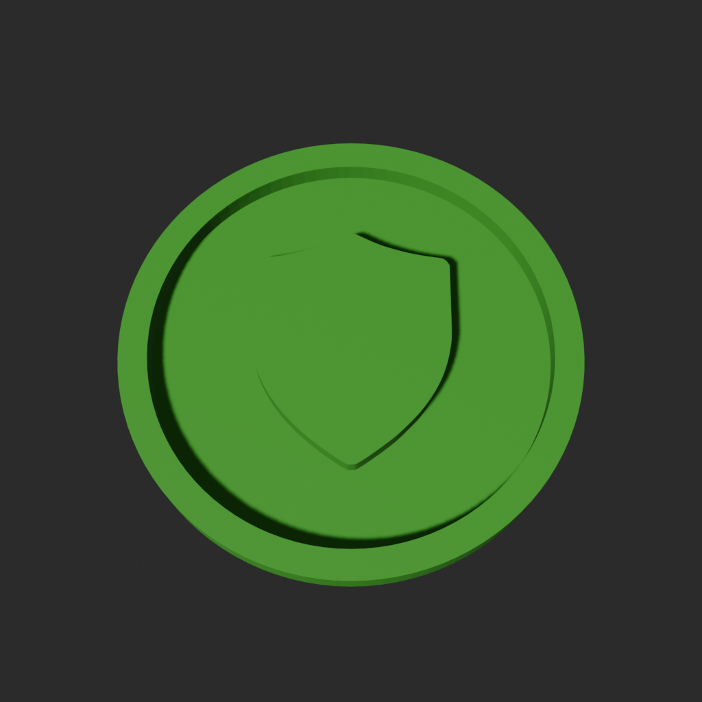 🛡️ Shield Symbol Disc – 3D Printable Game Token・ 3D File for 3D ...