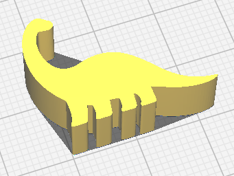 👤 Diplodocus Meeple Silhouette – 3D Printable Game Token・ STL File for ...