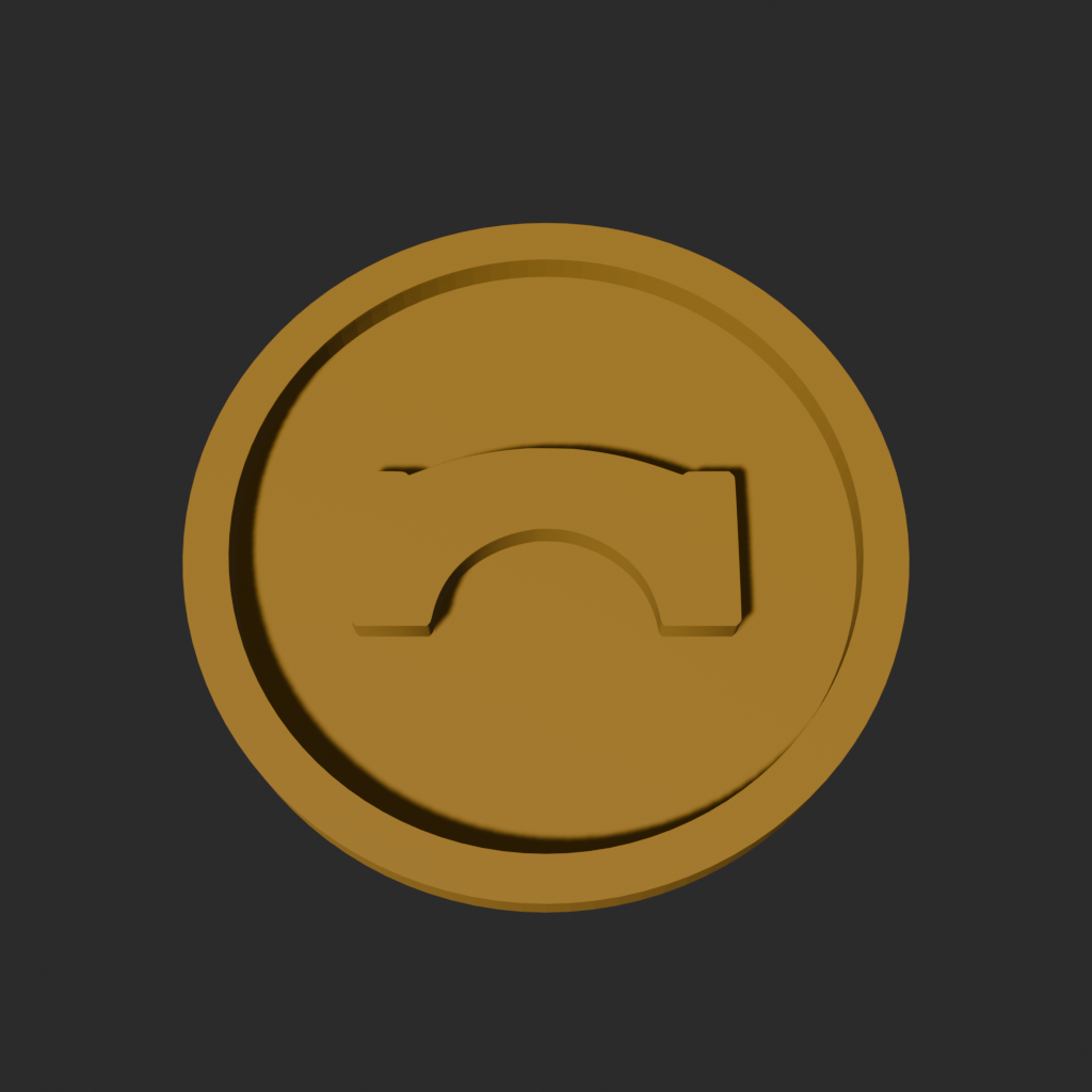 🌉 Bridge Disc – 3D Printable Game Token・ 3D File for 3D printing・Cults