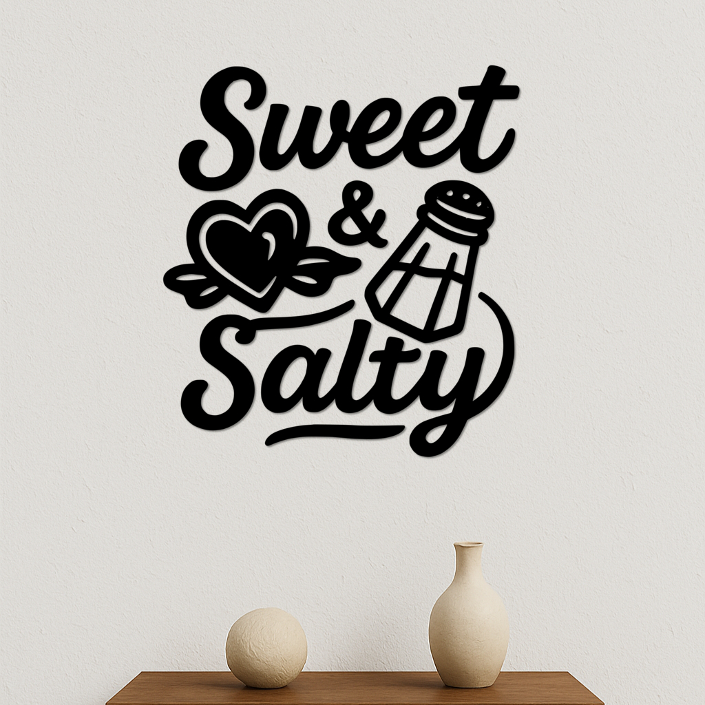 🎨 Sweet and Salty XL Wall Art – 3D Printable Decor・ STL File for 3D ...