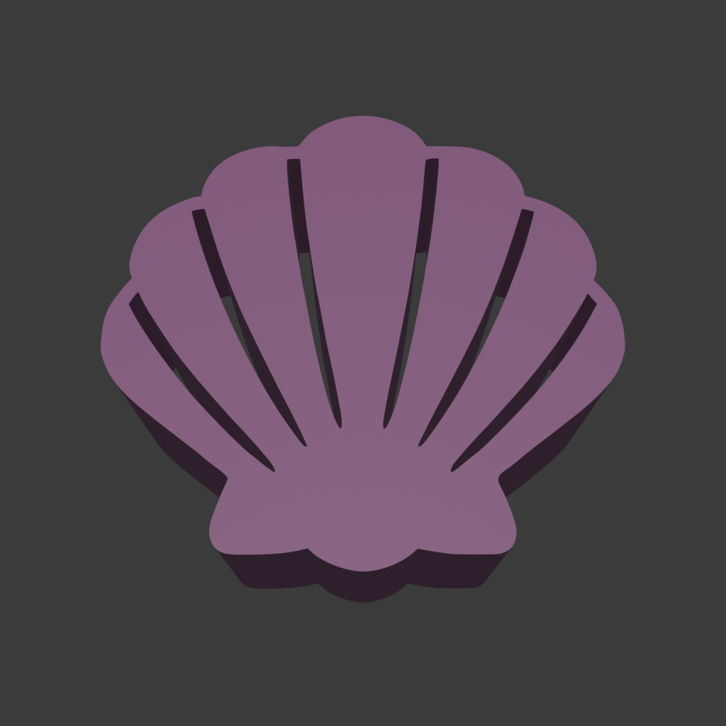👤 Clam Meeple Silhouette – 3D Printable Game Token・ 3D File for 3D ...