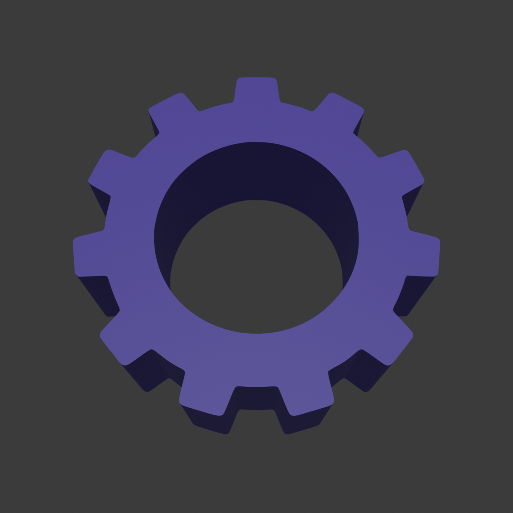 ⚙️ Gear Symbol Meeple Silhouette – 3D Printable Game Token・ 3D File for ...