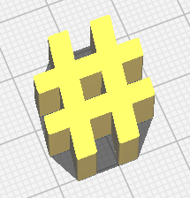 👤 Hashtag Symbol Meeple Silhouette – 3D Printable Game Token・ 3D File ...