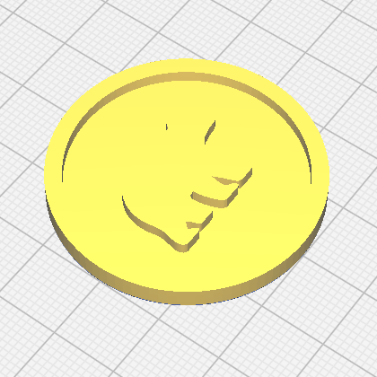 🐻 Bear Disc – 3D Printable Game Token・ 3D File for 3D printing・Cults