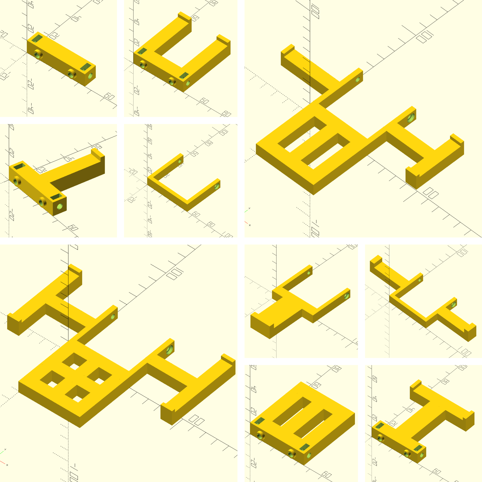 Файл STL Ikea IVAR Hook system 🪝 (SCAD)・Дизайн 3D-печати для загрузки3D ...