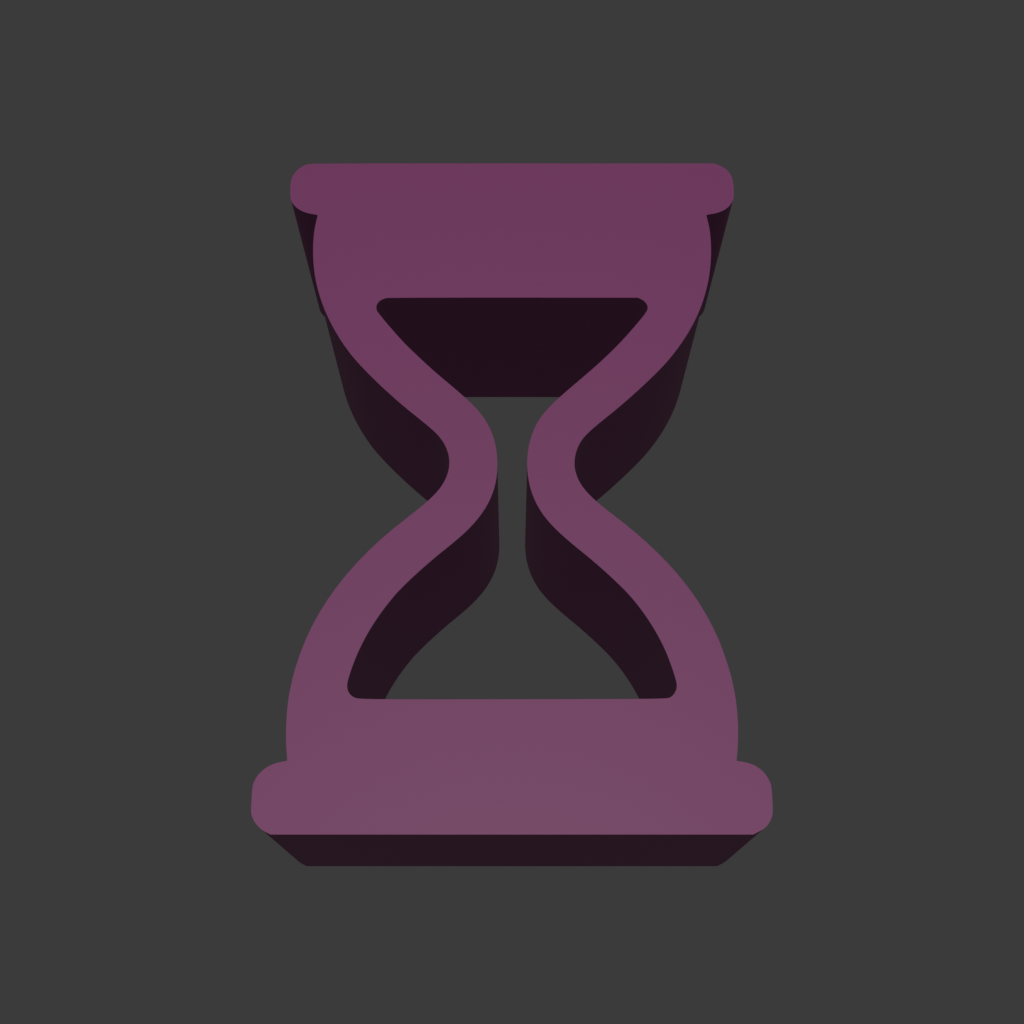 ⏳ Hourglass Symbol Meeple Silhouette – 3D Printable Game Token・ STL File for 3D printing・Cults