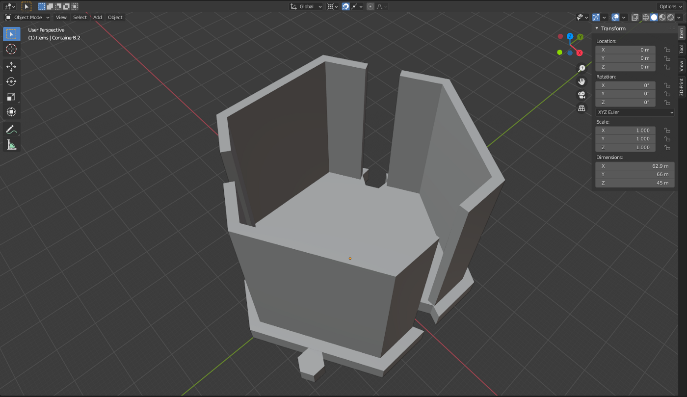 STL file Hex: B-Containers 🏠・3D print model to download・Cults