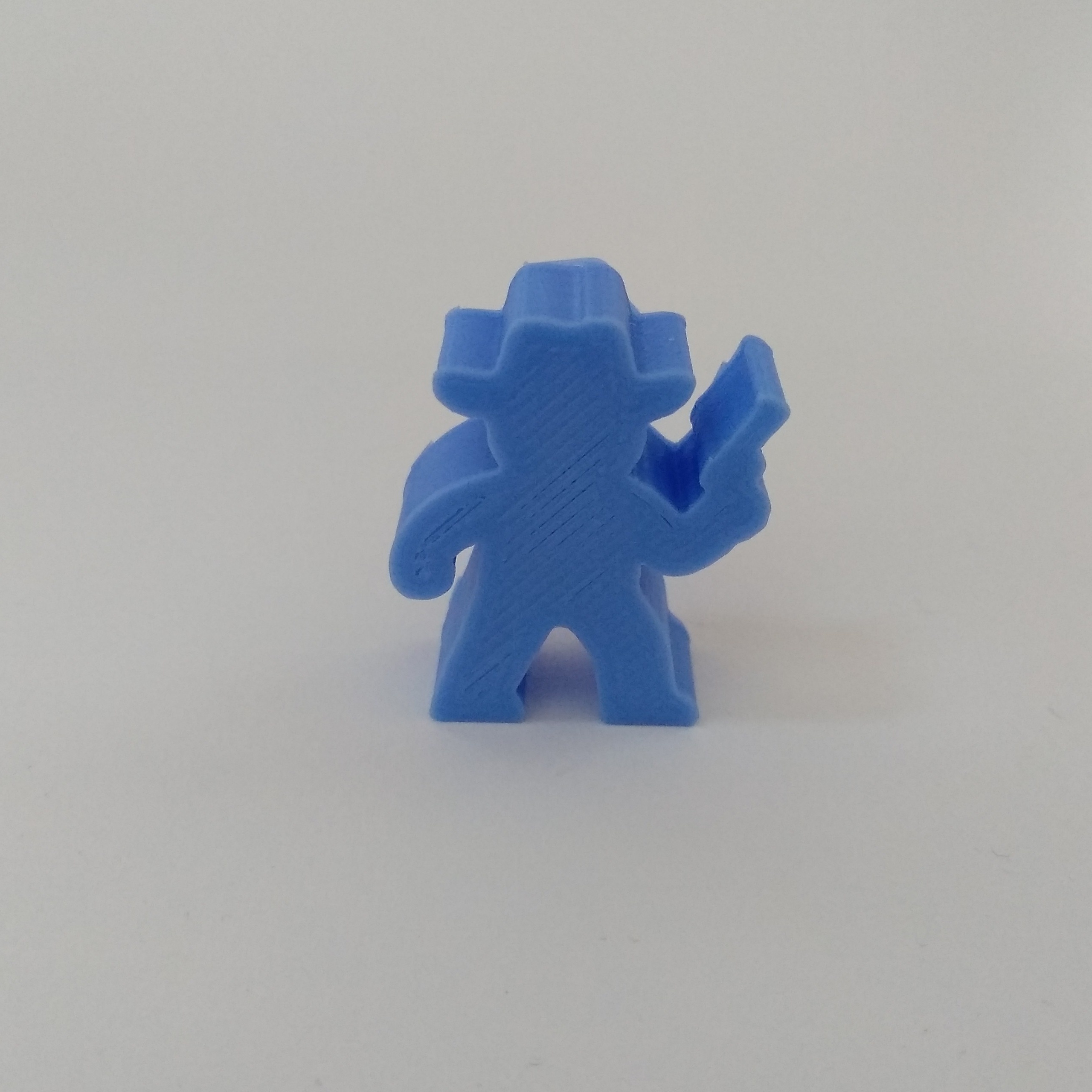 🤠 Cowboy Meeple Silhouette – 3D Printable Game Token・ STL File for 3D ...