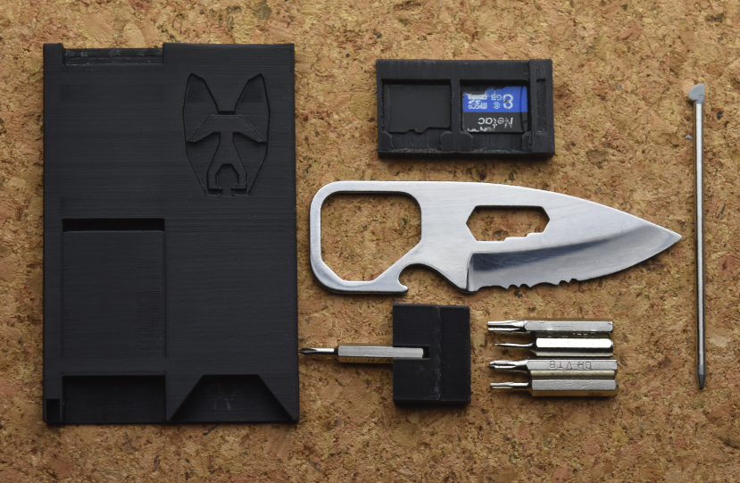 Free STL file Credit card multitool V2 🔧 ・Template to download and 3D ...