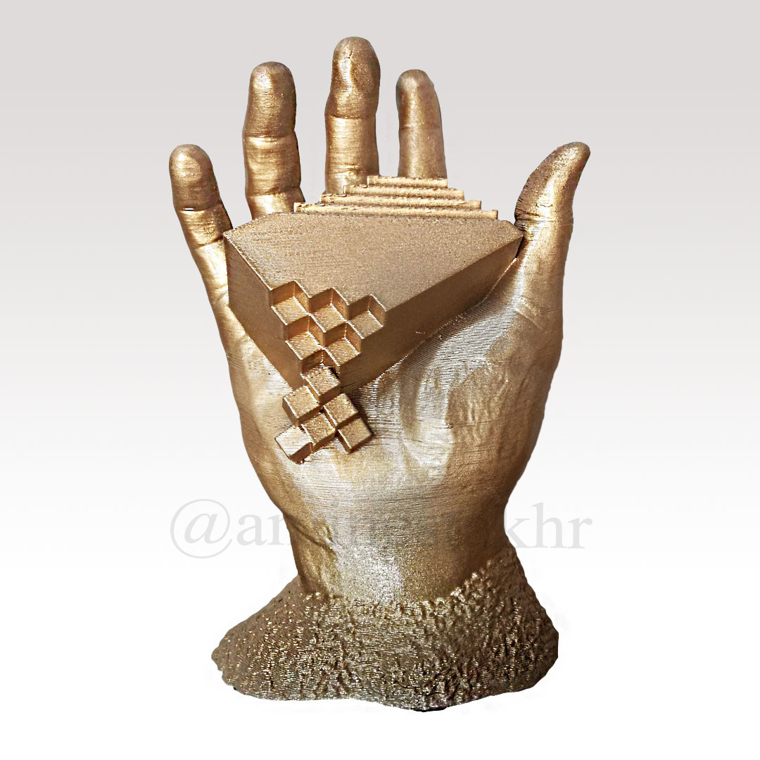 Archivo STL mano de la creación 🗿 ・Design para impresora 3D para ...