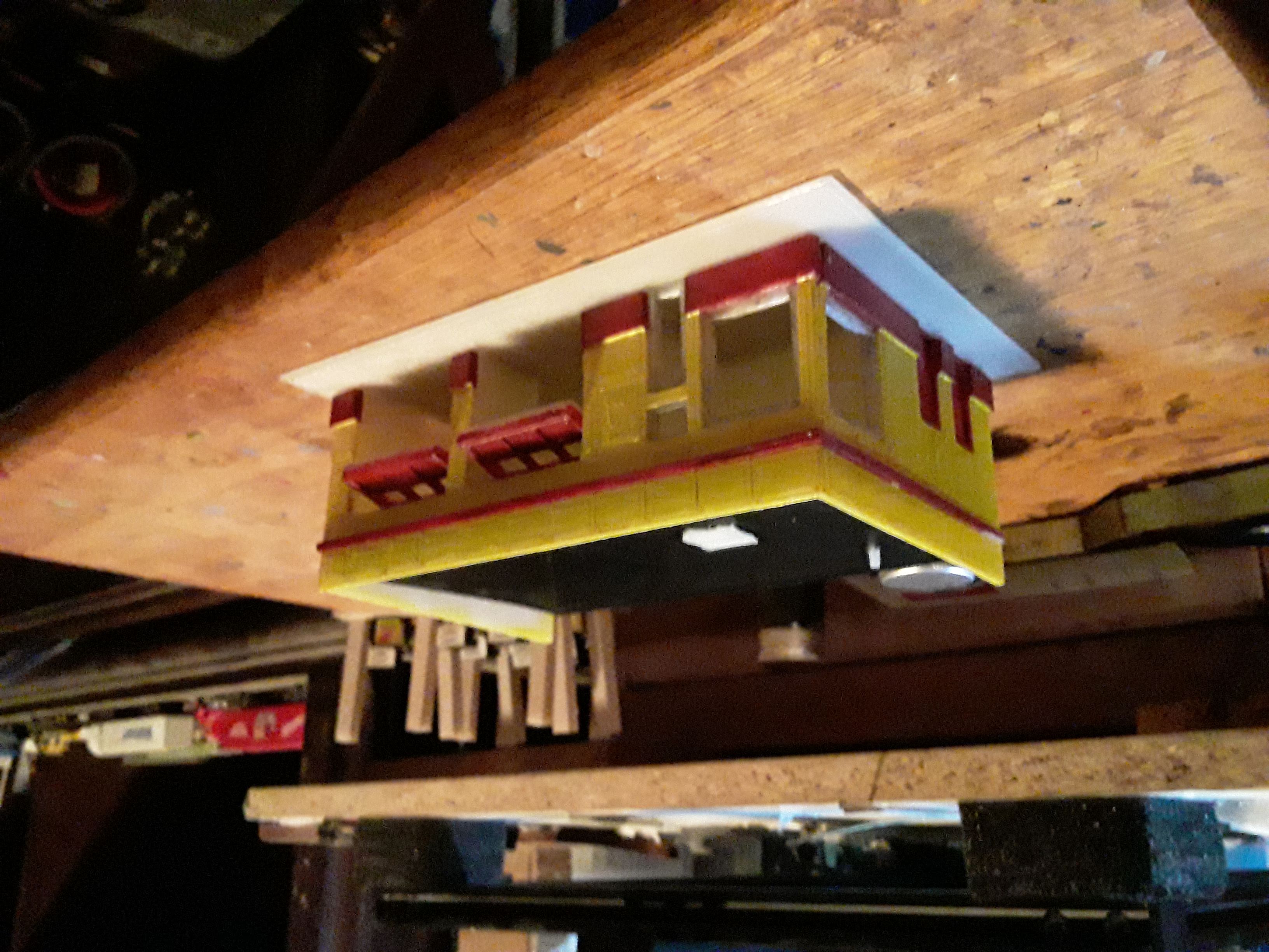 3D printer HO Scale Service Station with Opening Doors • made with ...