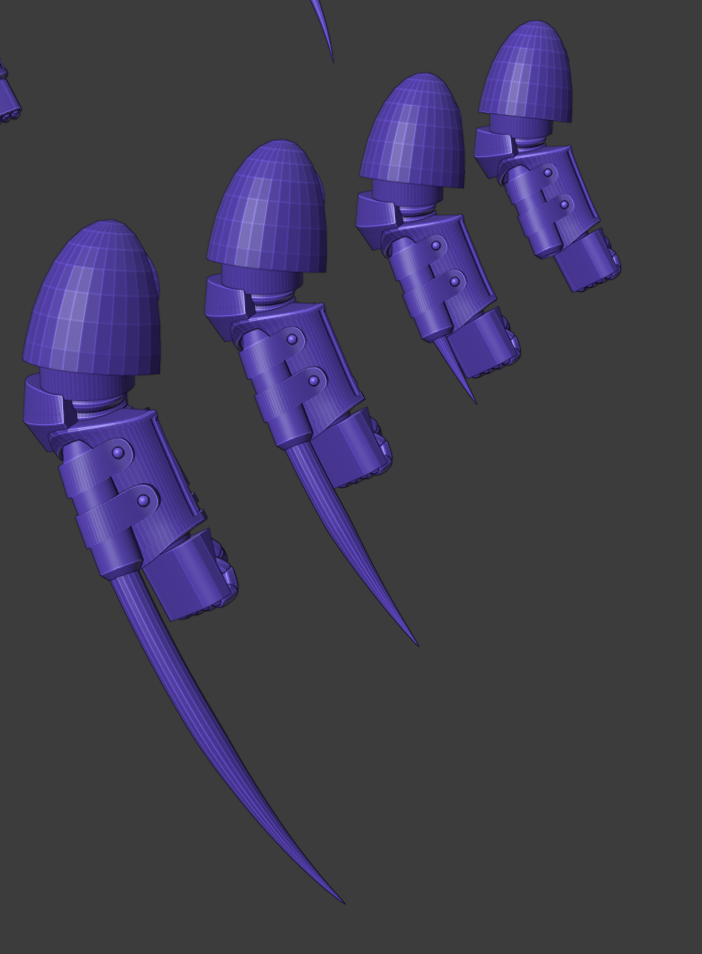 🦴 Bladed Bone Gauntlets・ 3D File for 3D printing・Cults