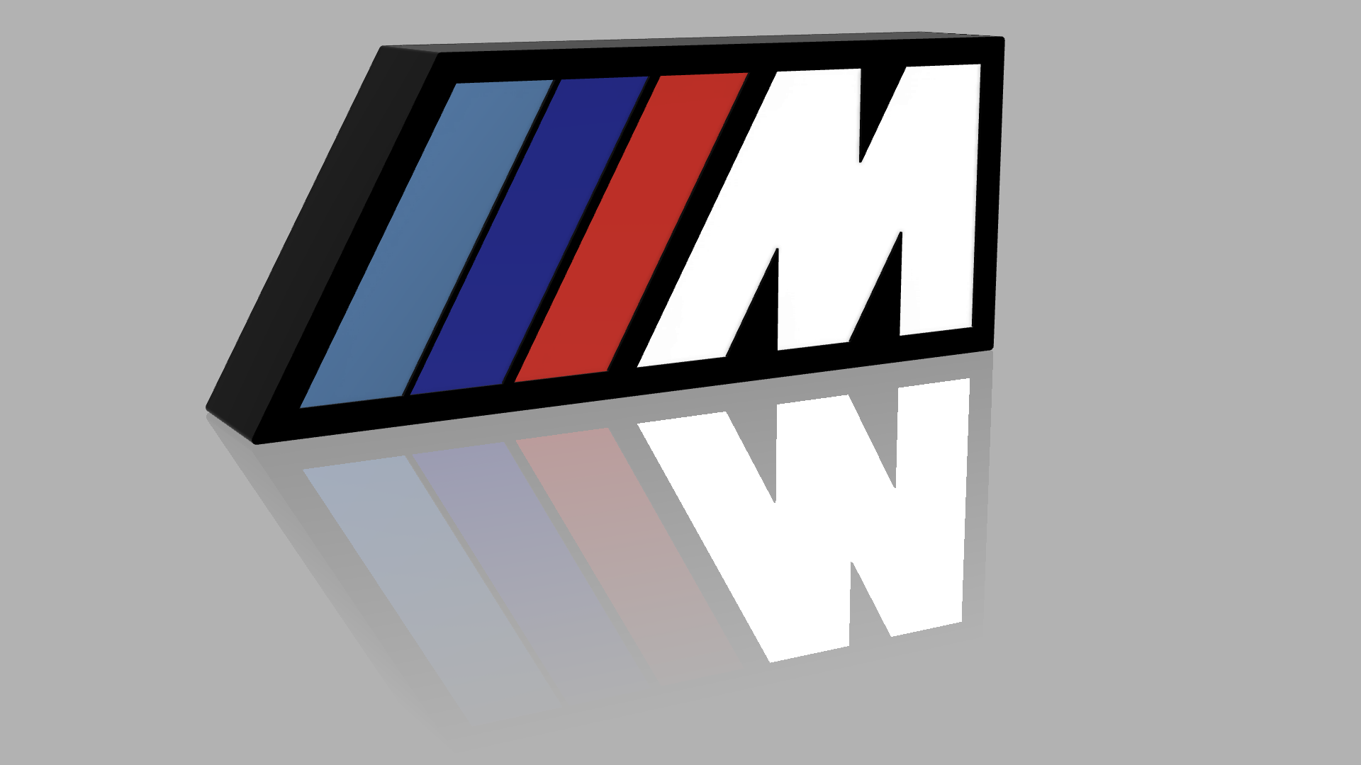 🔦 BMW M Light Logo Lamp・Free STL File for ・Cults