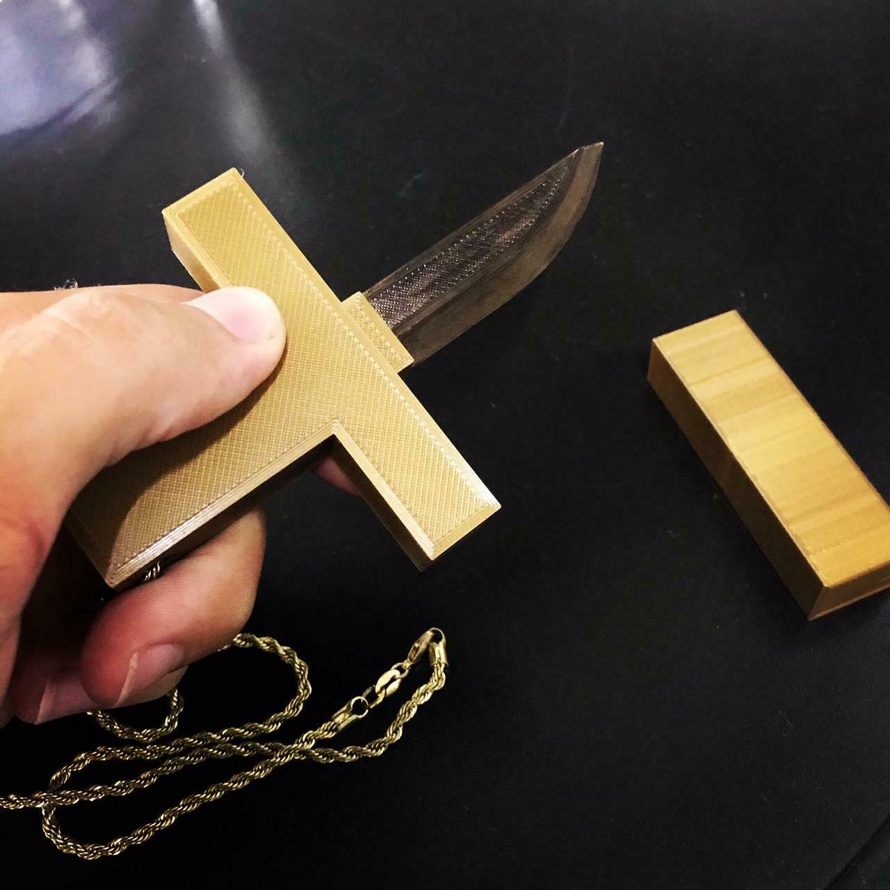 🔪 KOGATANA MIHAWK - KNIFE CROSS (ONE PIECE)・ STL File for ・Cults