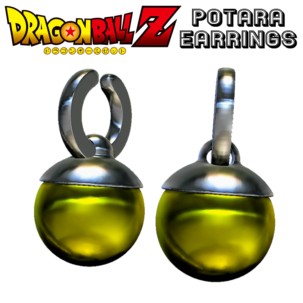 💍 POTARA EARRINGS - DRAGONBALL Z・ STL File for ・Cults