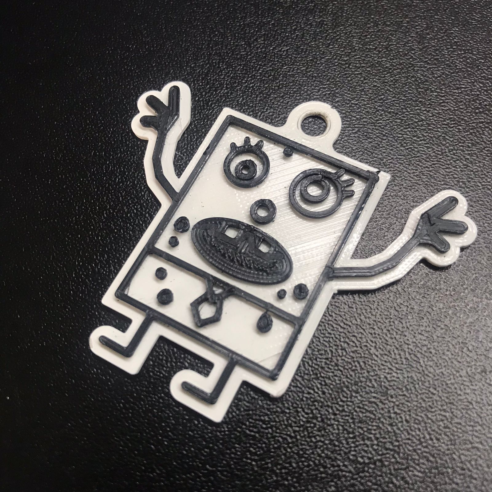 STL file KEYCHAIN DOODLE SPONGEBOB 🗝️ ・3D print design to download・Cults