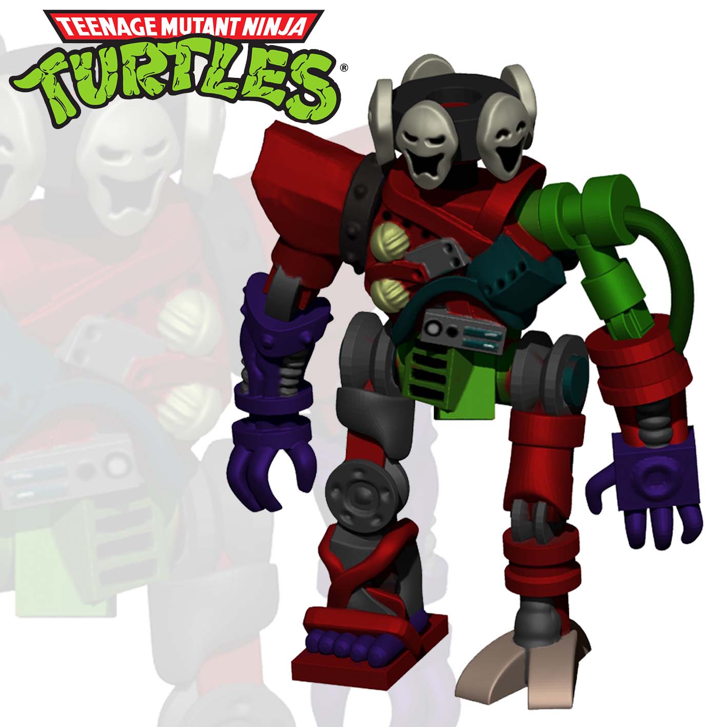 OBJ file NANOBOT MONSTER - TMNT 👹 ・3D printable model to download・Cults